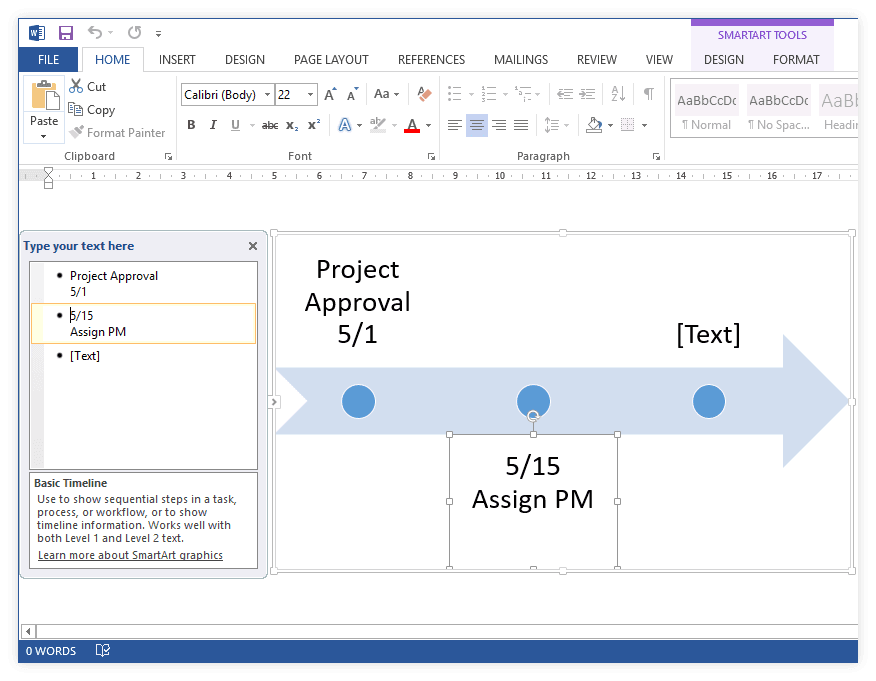 How to Make a Timeline in Word | Free Template