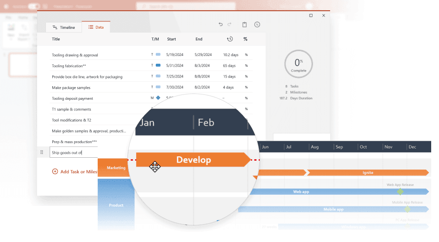 Visual project management guide & tools