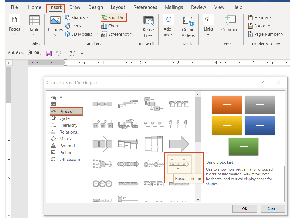 How To Make Timeline In Ms Word 365 Infoupdate